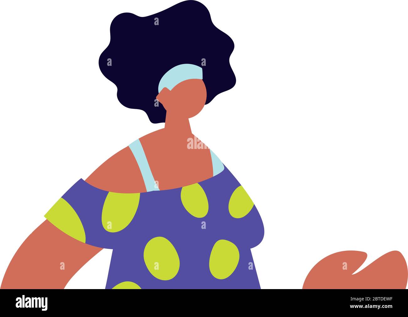 Urban woman cartoon with casual cloth design, Girl female person people ...