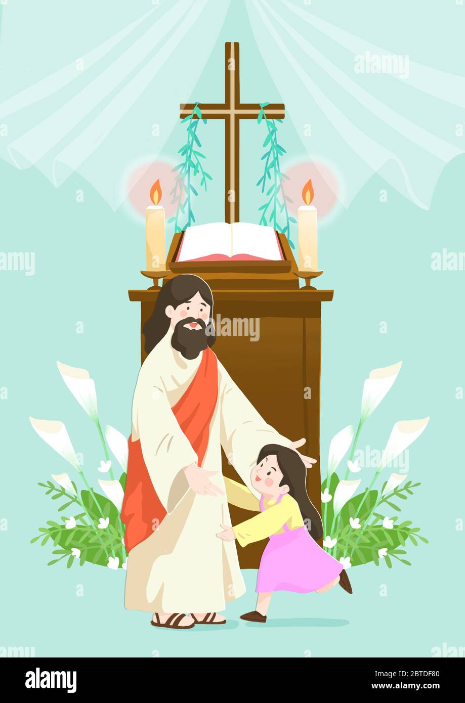 Christian illustration Stock Vector Images - Alamy