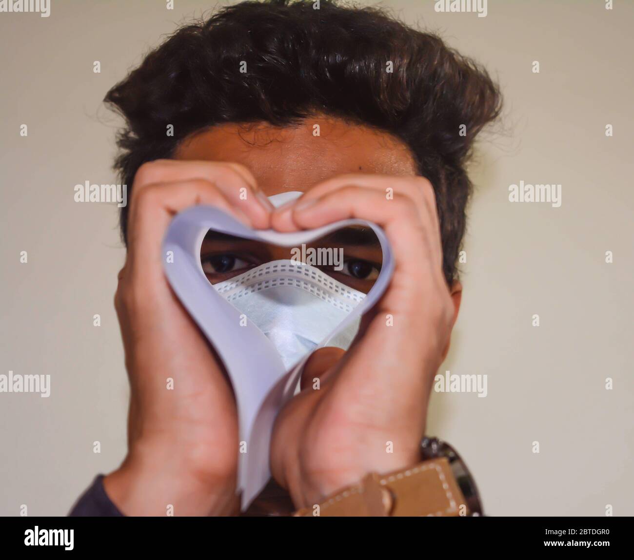 Man view from folded papers hi-res stock photography and images - Alamy