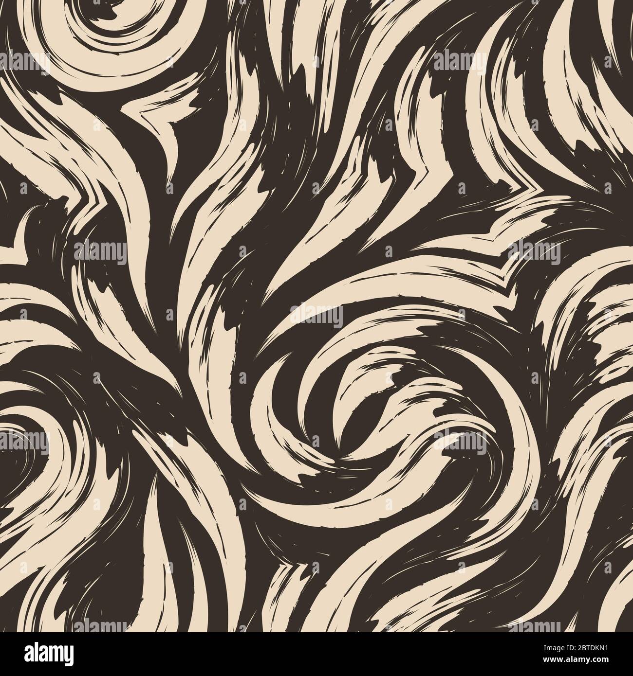 Vector abstract seamless pattern of brush strokes of beige color on a ...