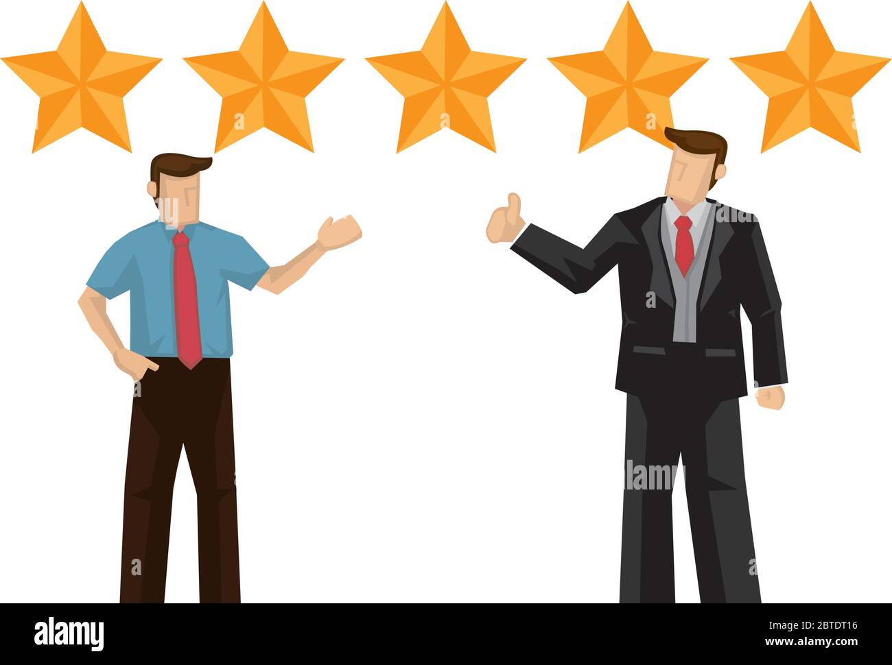 Businessman praise for the work done for the quality service he receive ...