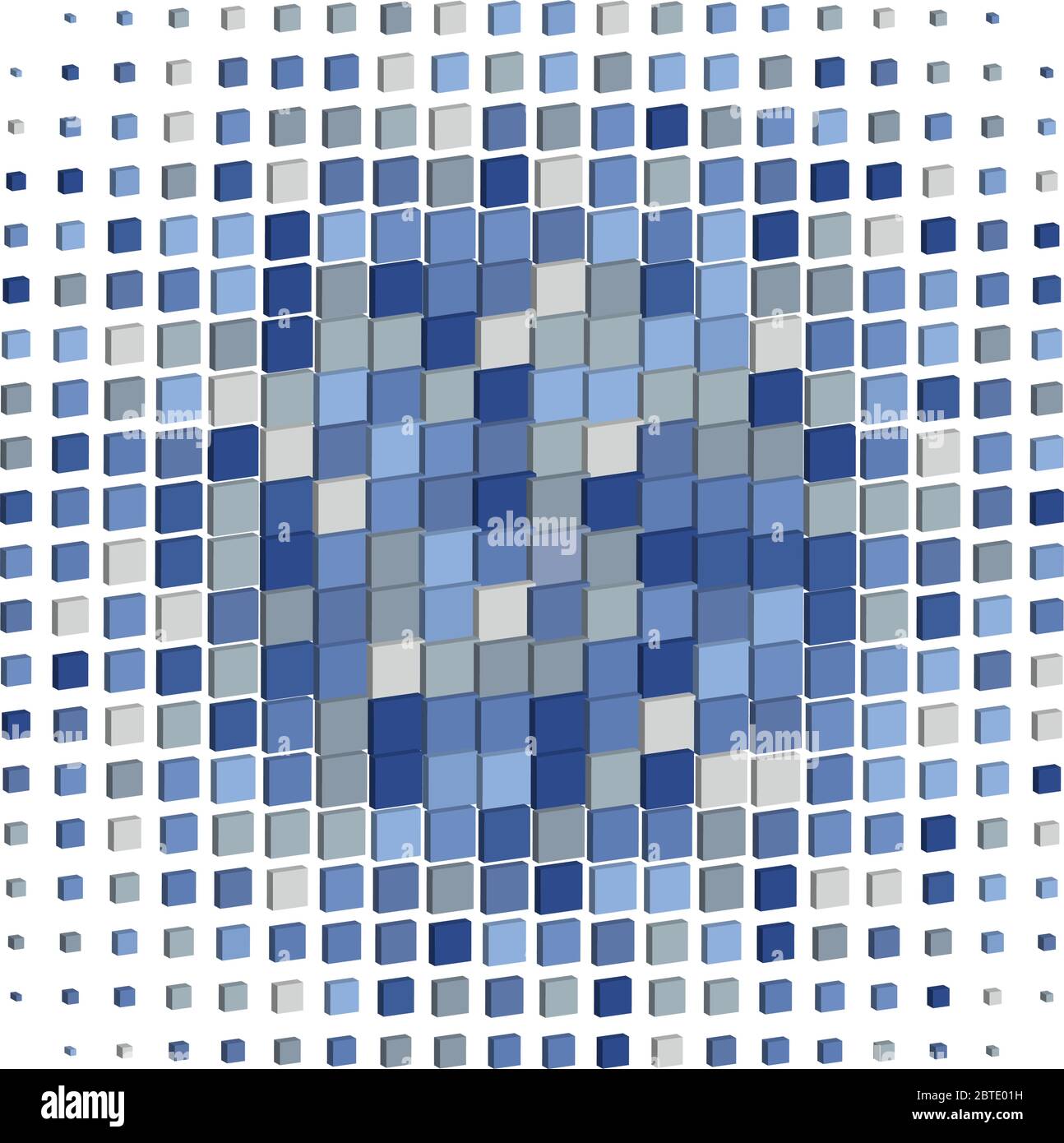 blue mosaic tiles background Stock Vector Image & Art - Alamy