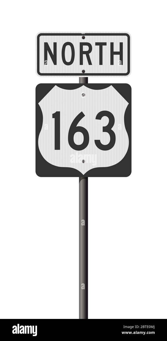 U s route 163 Stock Vector Images - Alamy