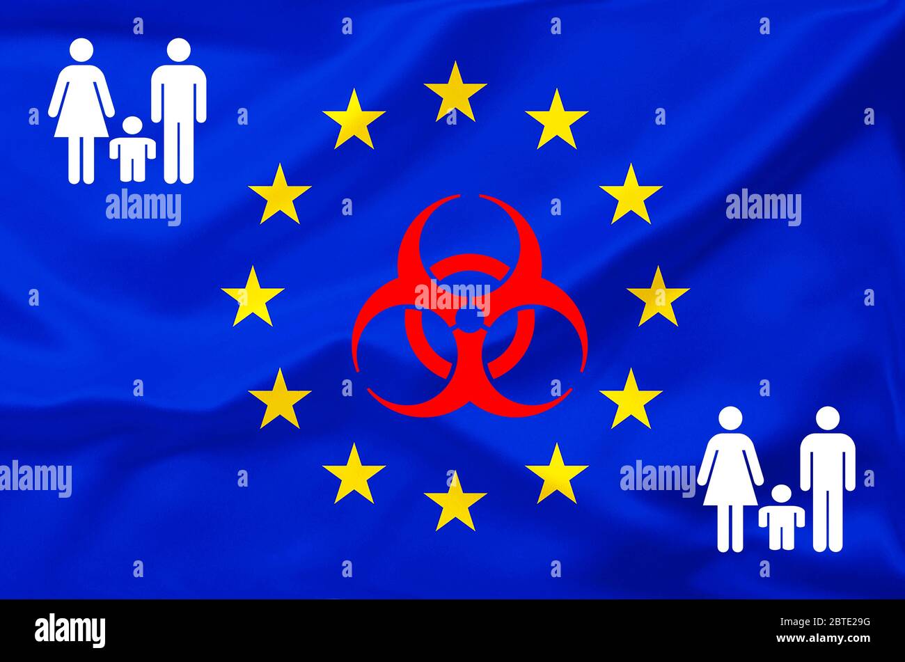 European union flag being hi-res stock photography and images - Alamy