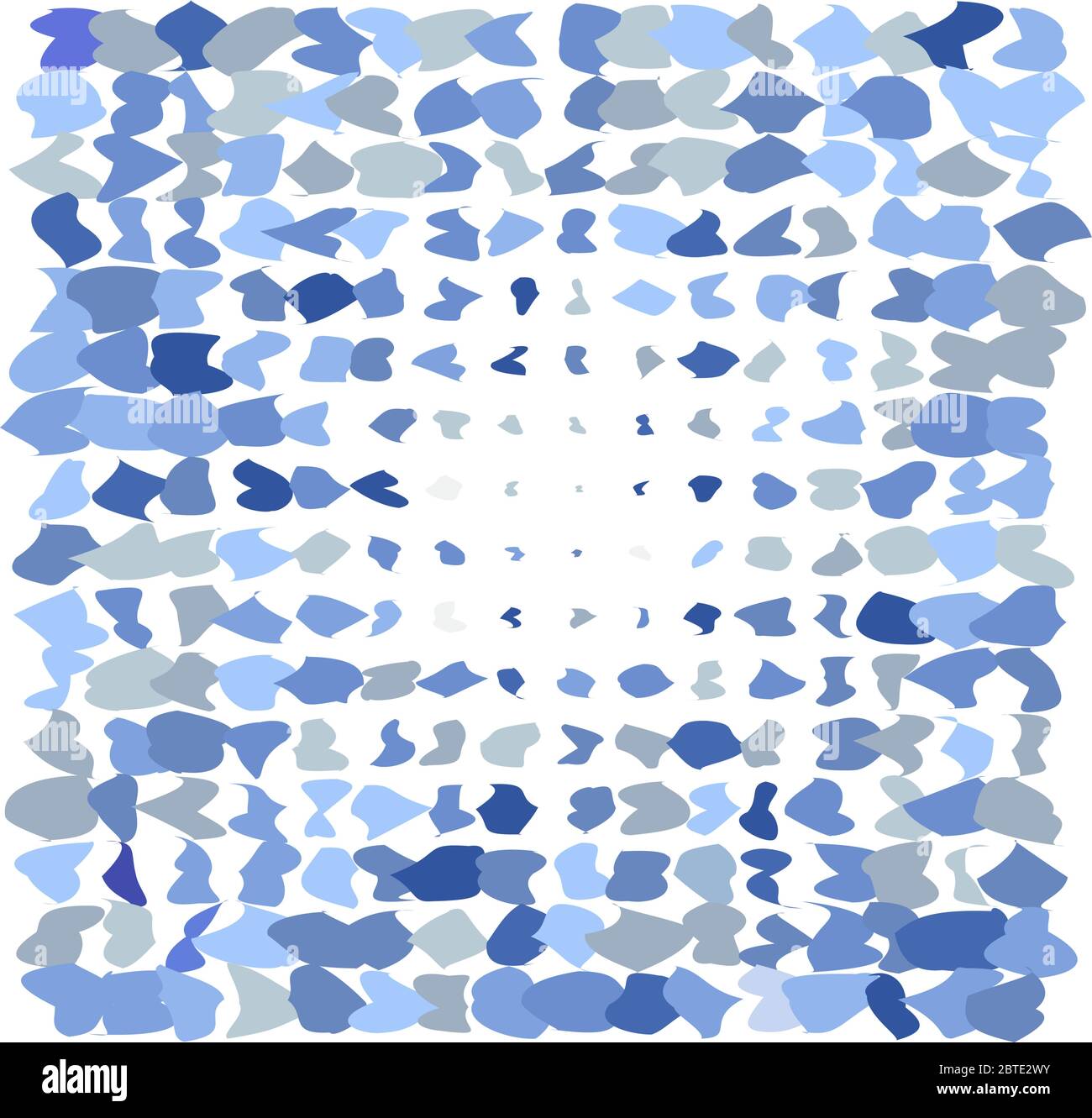 blue mosaic pattern on white background Stock Vector Image & Art - Alamy