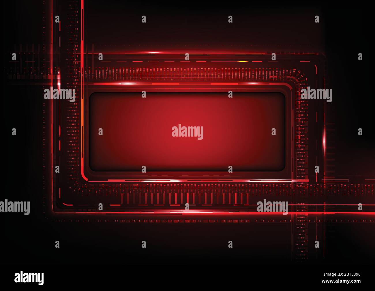 Abstract hi tech vector red background hi-res stock photography and ...