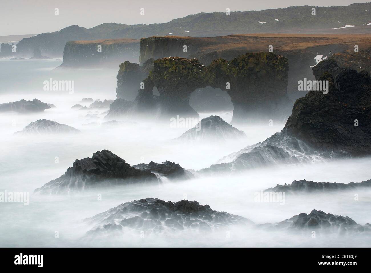 coastal landscape naer Arnarstapi, Iceland Stock Photo - Alamy
