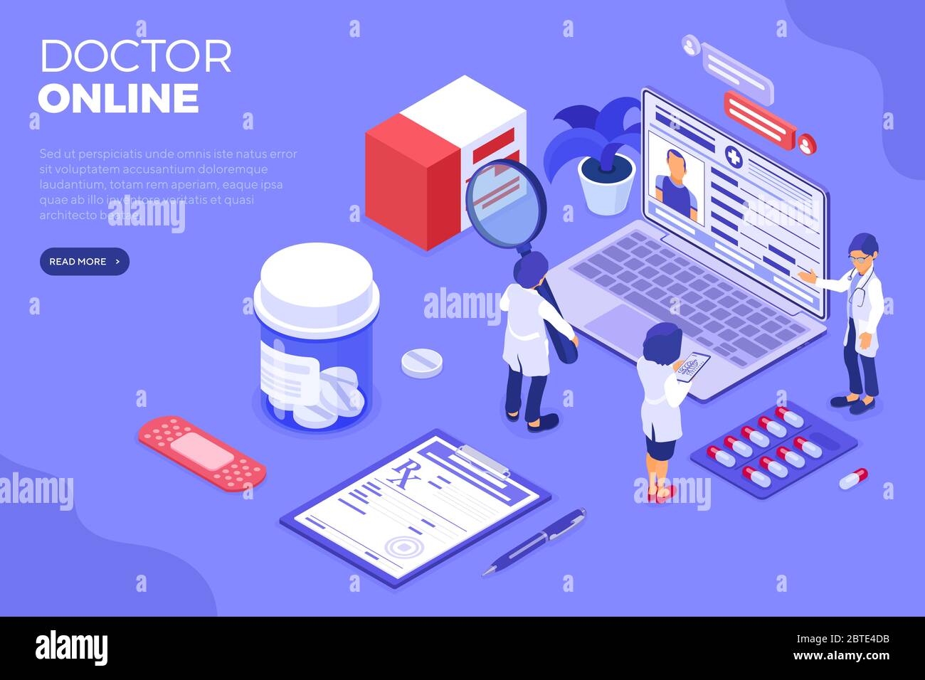 Diagnostics health Stock Vector Images - Alamy
