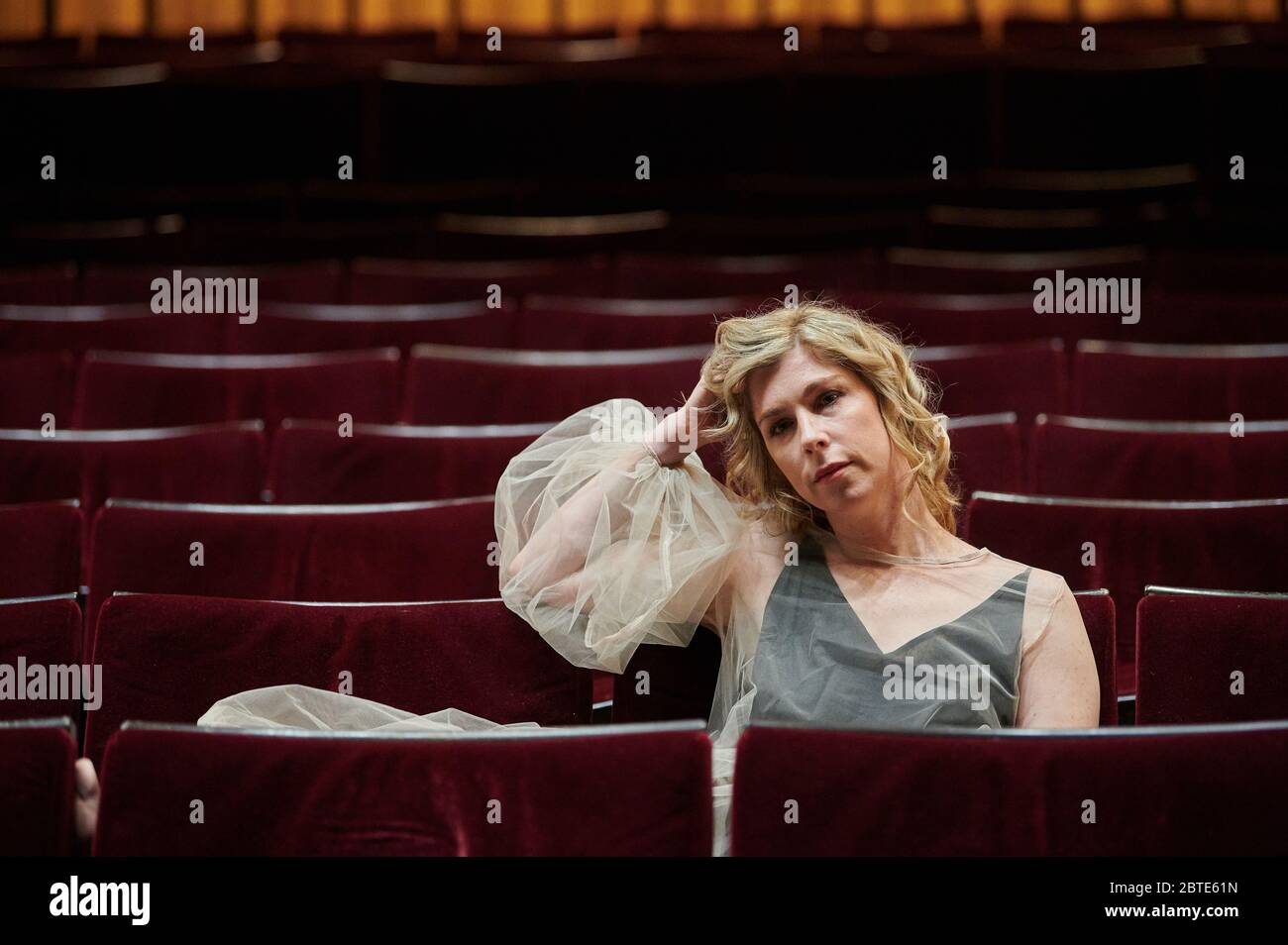 Berlin, Germany. 18th May, 2020. Actress Brigitte Zeh sits in the ...