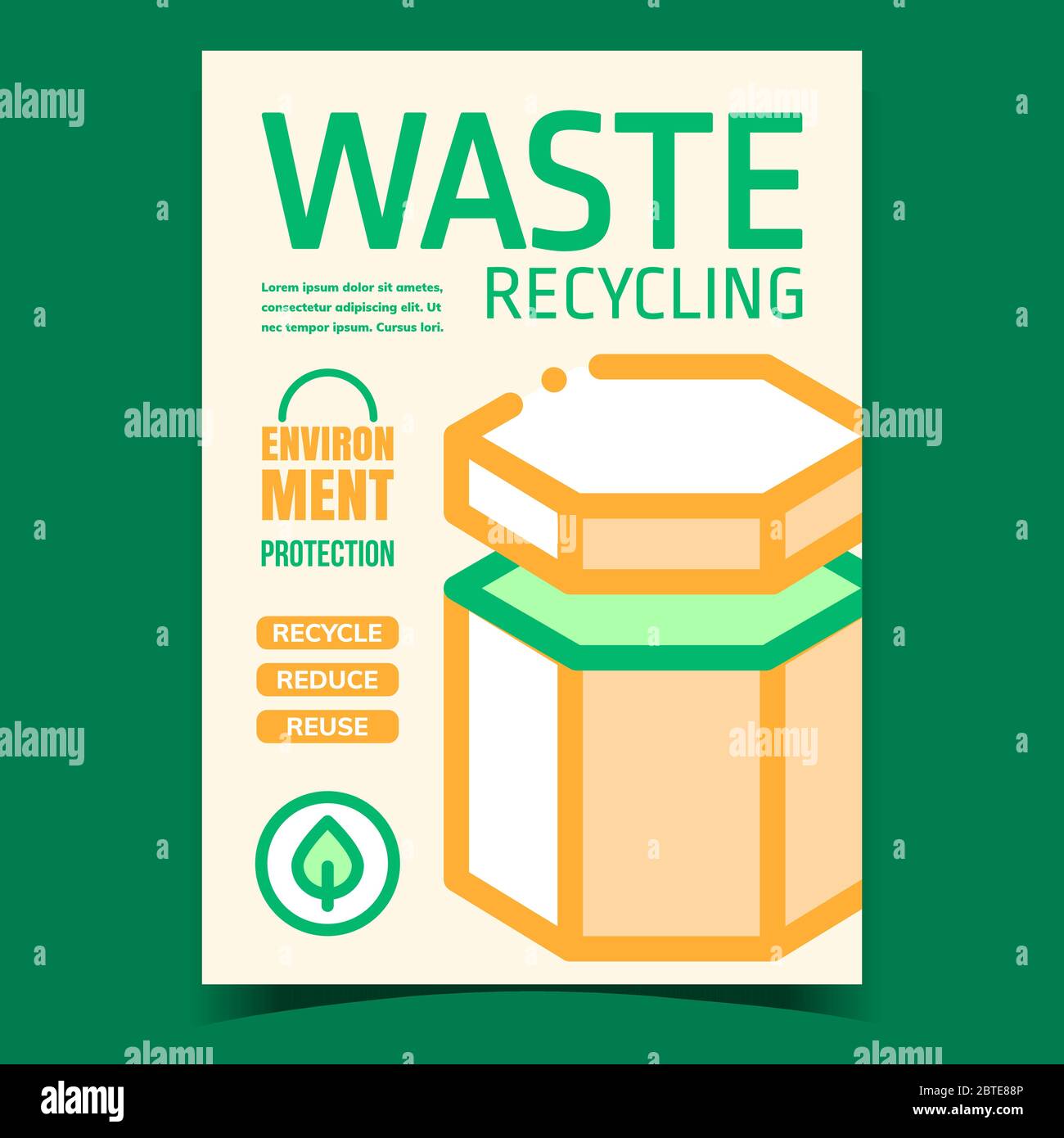 Recycle Waste Poster Techeco E Waste Management | Small Change, Big