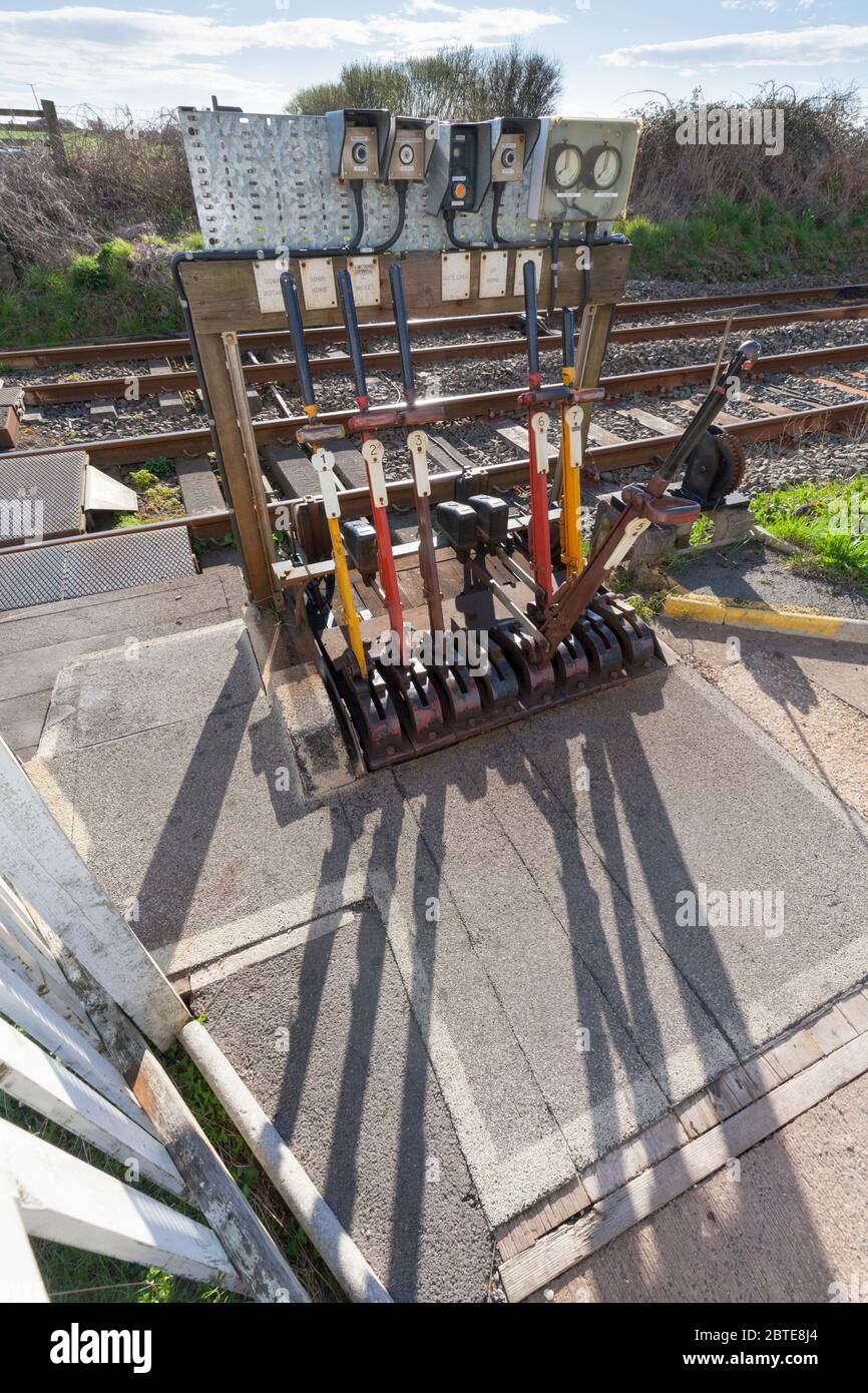 Kirksanton level crossing hi-res stock photography and images - Alamy