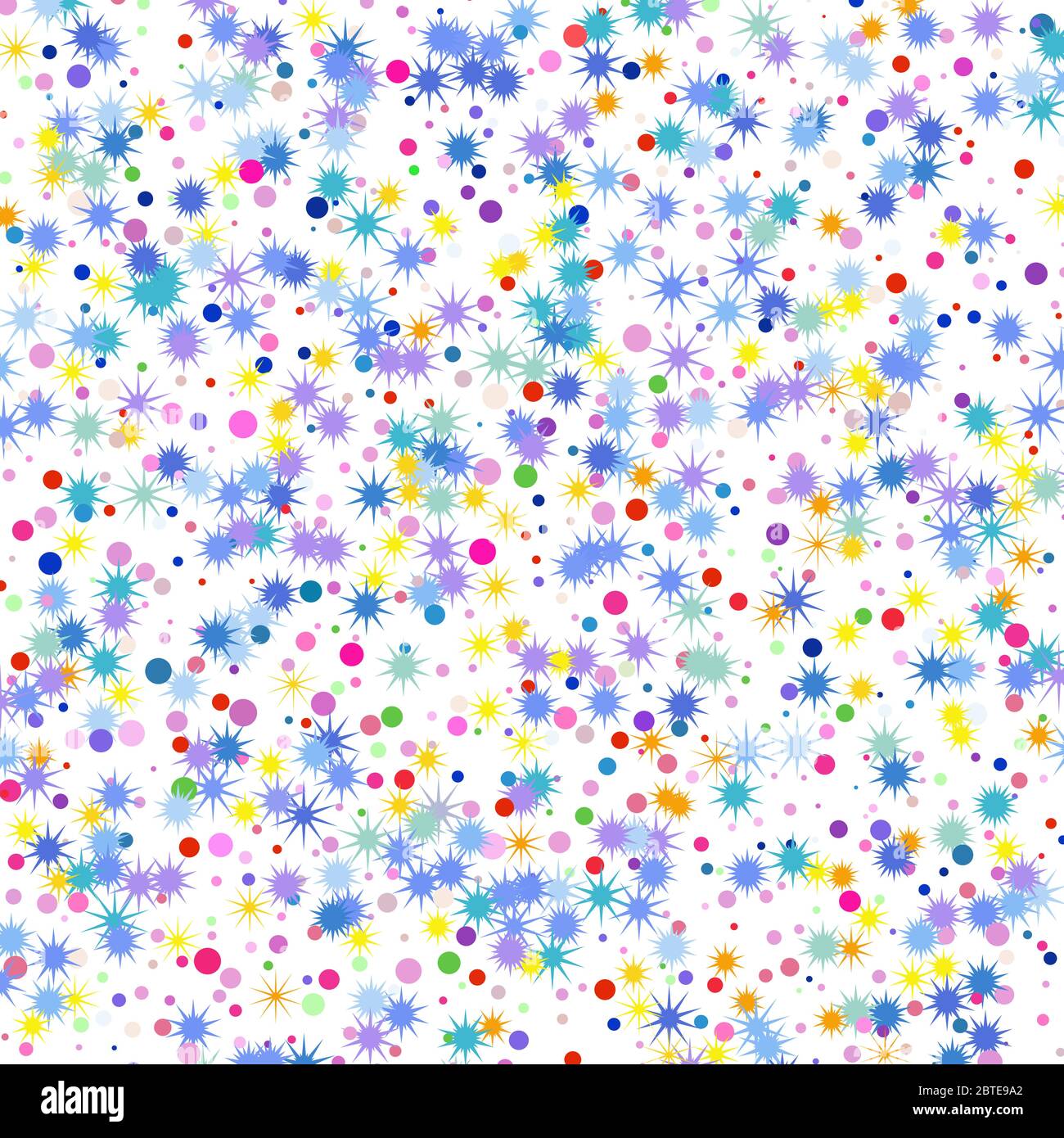 colorful confetti on white background Stock Vector Image & Art - Alamy