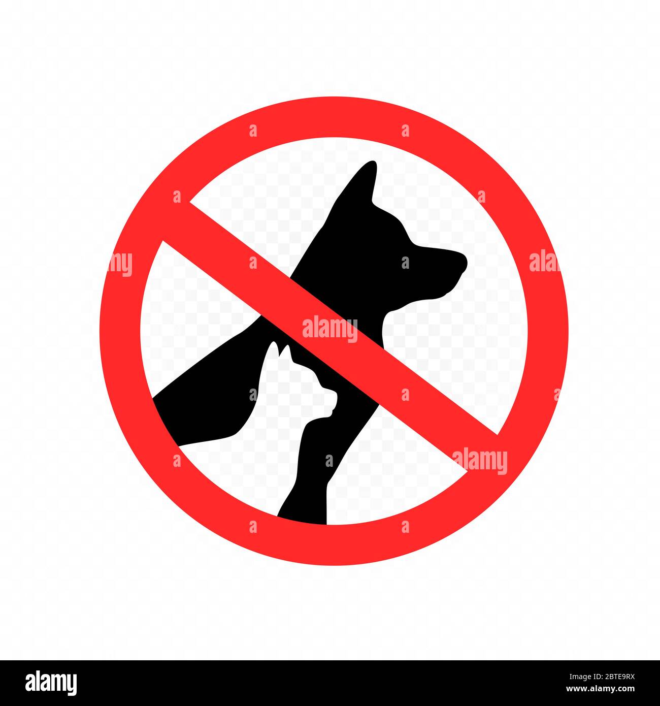 do not enter with cats and dogs sign Stock Vector Image & Art - Alamy