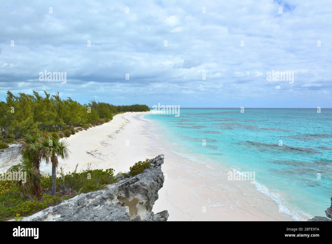 Paradise beach on Eleuthera island, Bahamas Stock Photo - Alamy