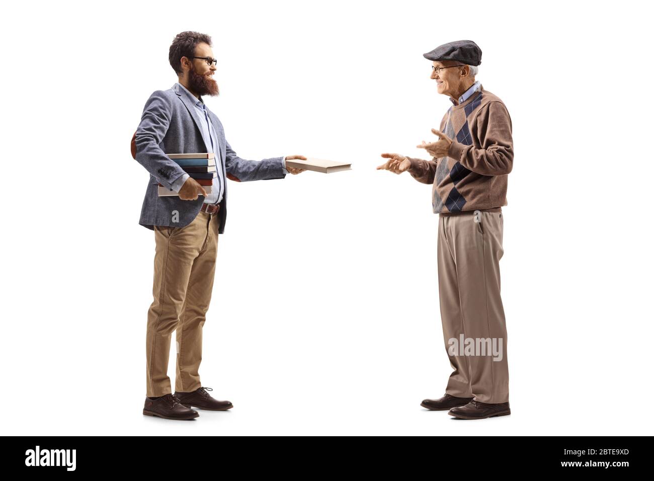 Man holding two bearded Cut Out Stock Images & Pictures - Alamy