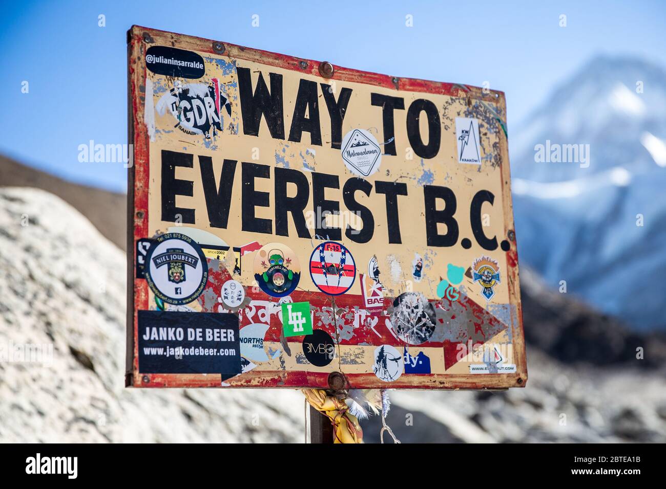 Everest Base Camp Trek Stock Photo - Alamy