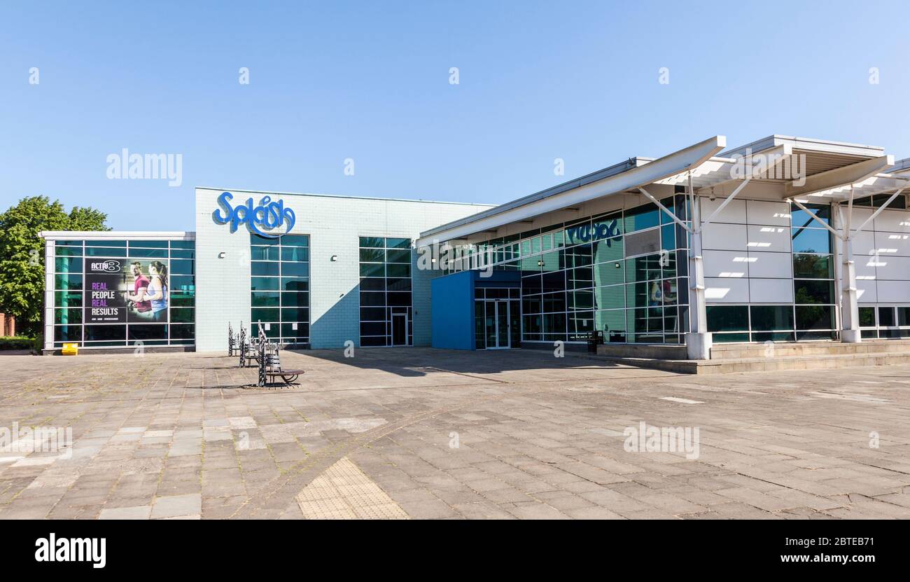 Splash swimming baths in Stockton on Tees,England,UK Stock Photo - Alamy