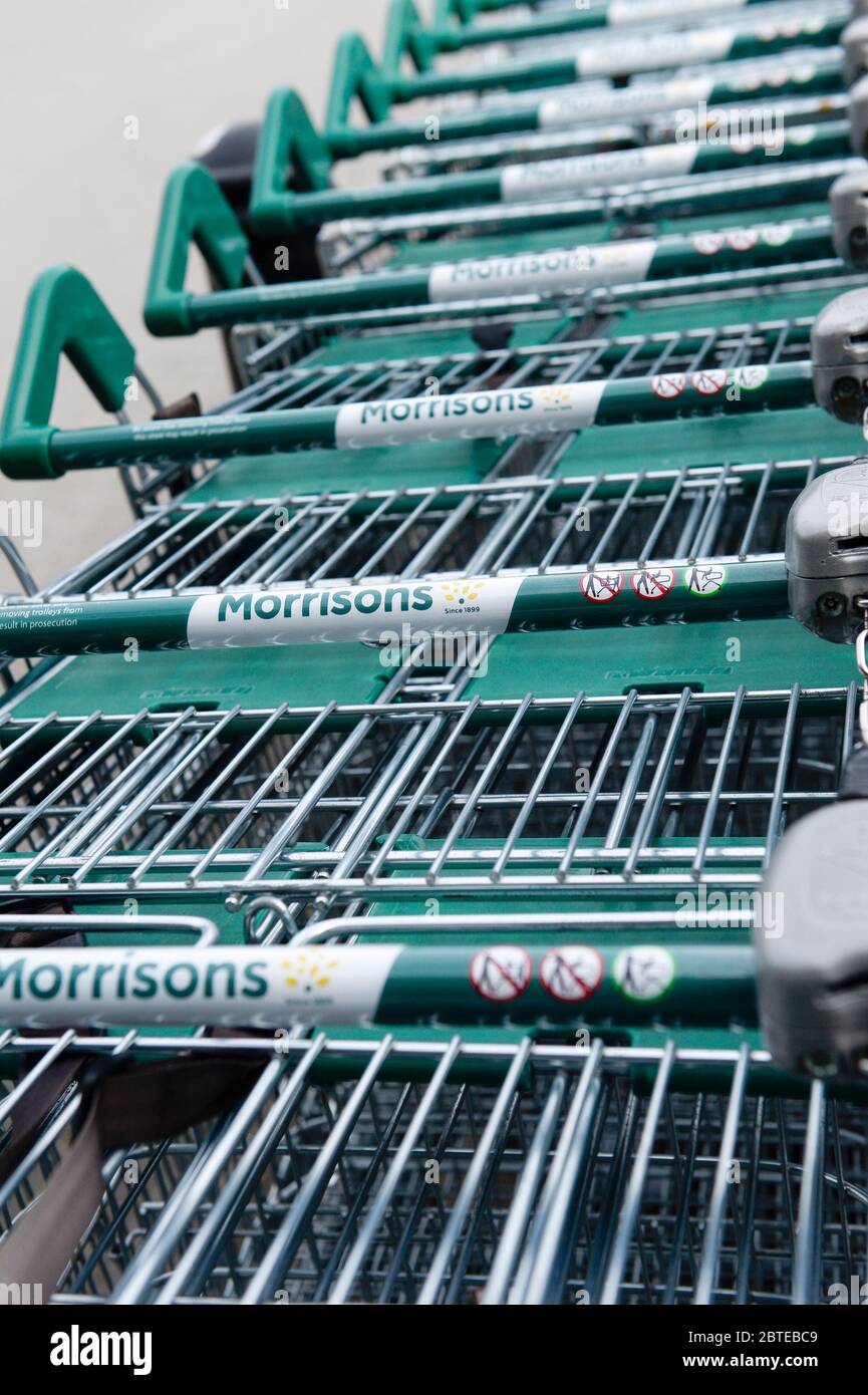 Morrisons Supermarket in Sheffield, Hillsborough Barracks Stock Photo ...