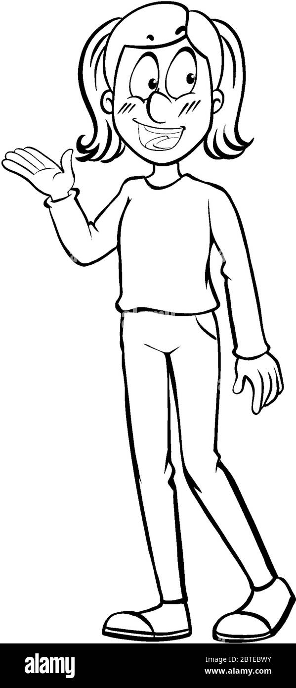 Woman Standing Sketch