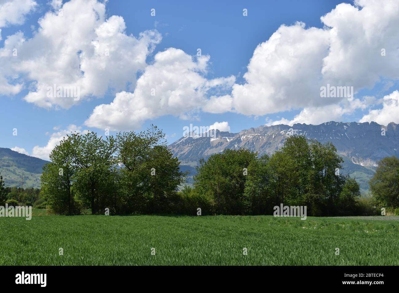 Landscape view in Liechtenstein Stock Photo - Alamy