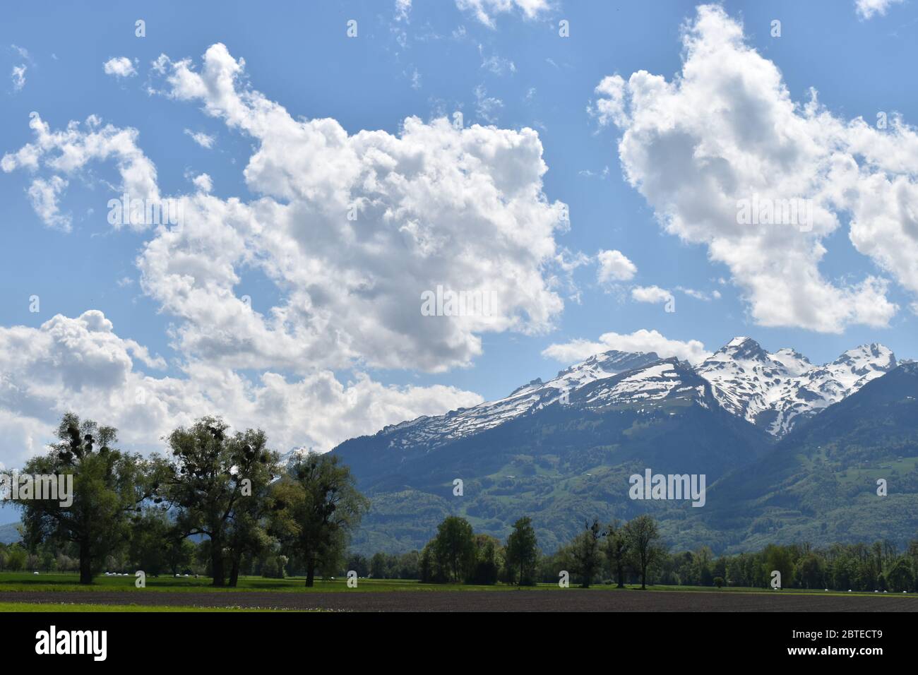Landscape view in Liechtenstein Stock Photo - Alamy