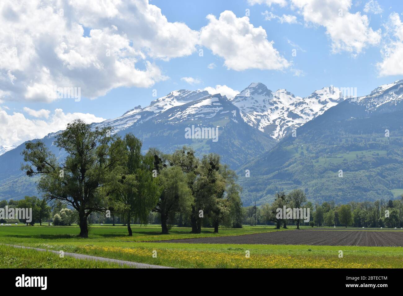 Landscape view in Liechtenstein Stock Photo - Alamy
