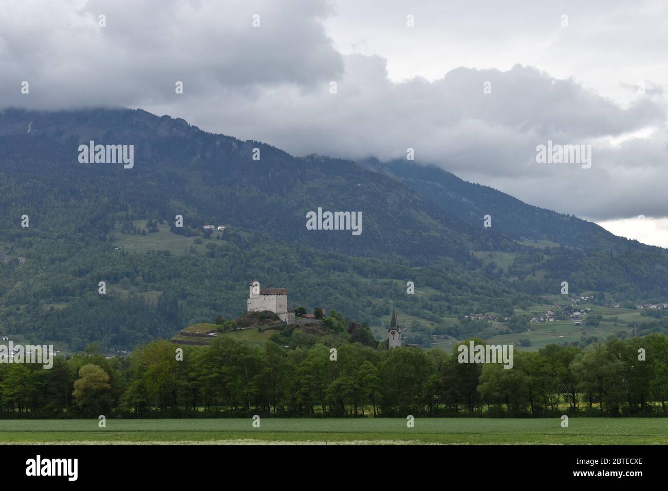 Landscape view in Liechtenstein Stock Photo - Alamy