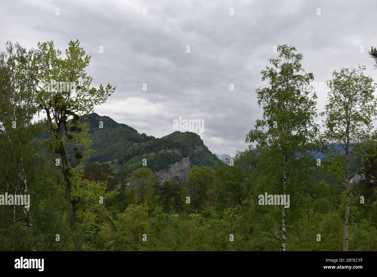Landscape view in Liechtenstein Stock Photo - Alamy