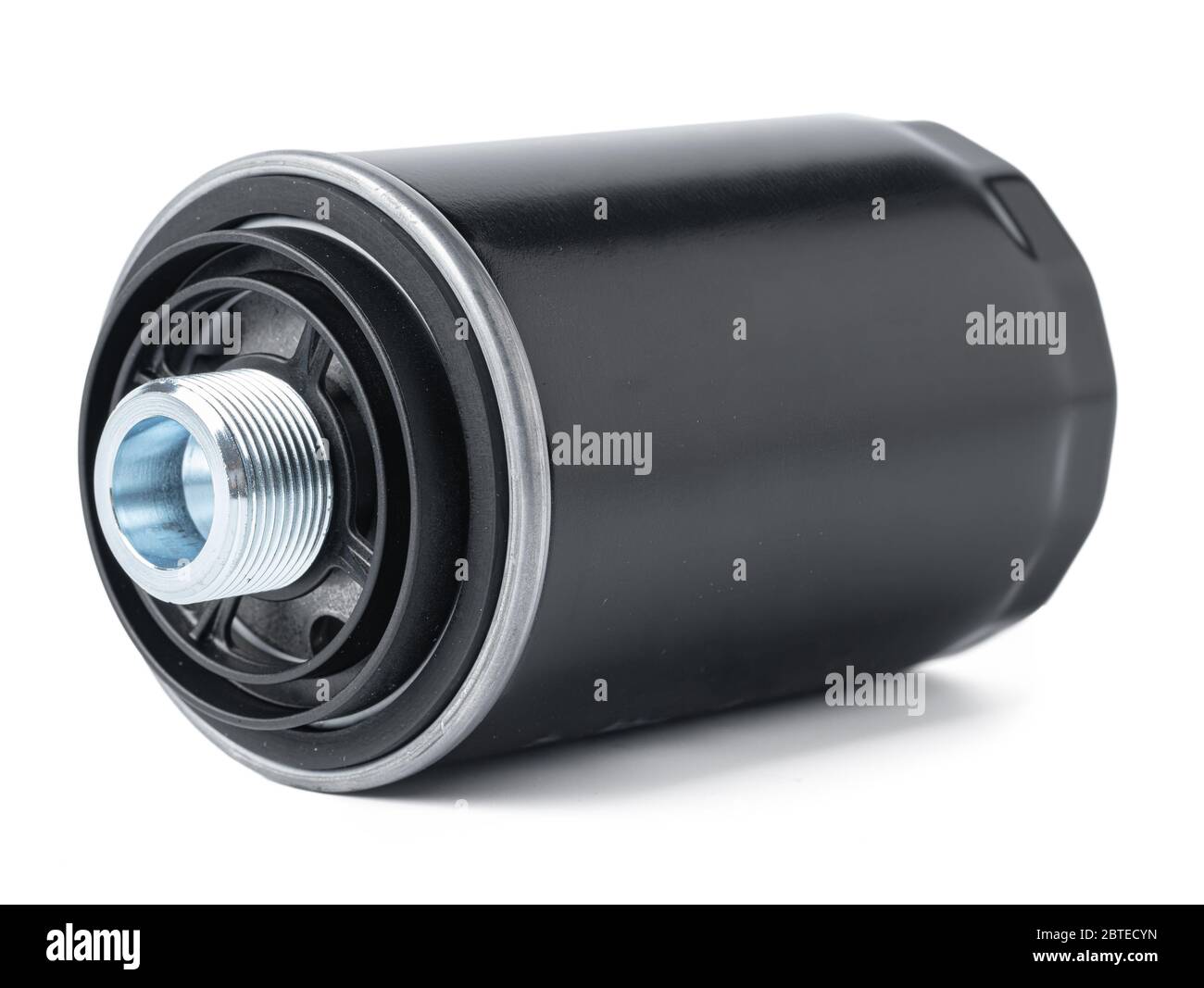 New oil filter car isolated on white background Stock Photo - Alamy