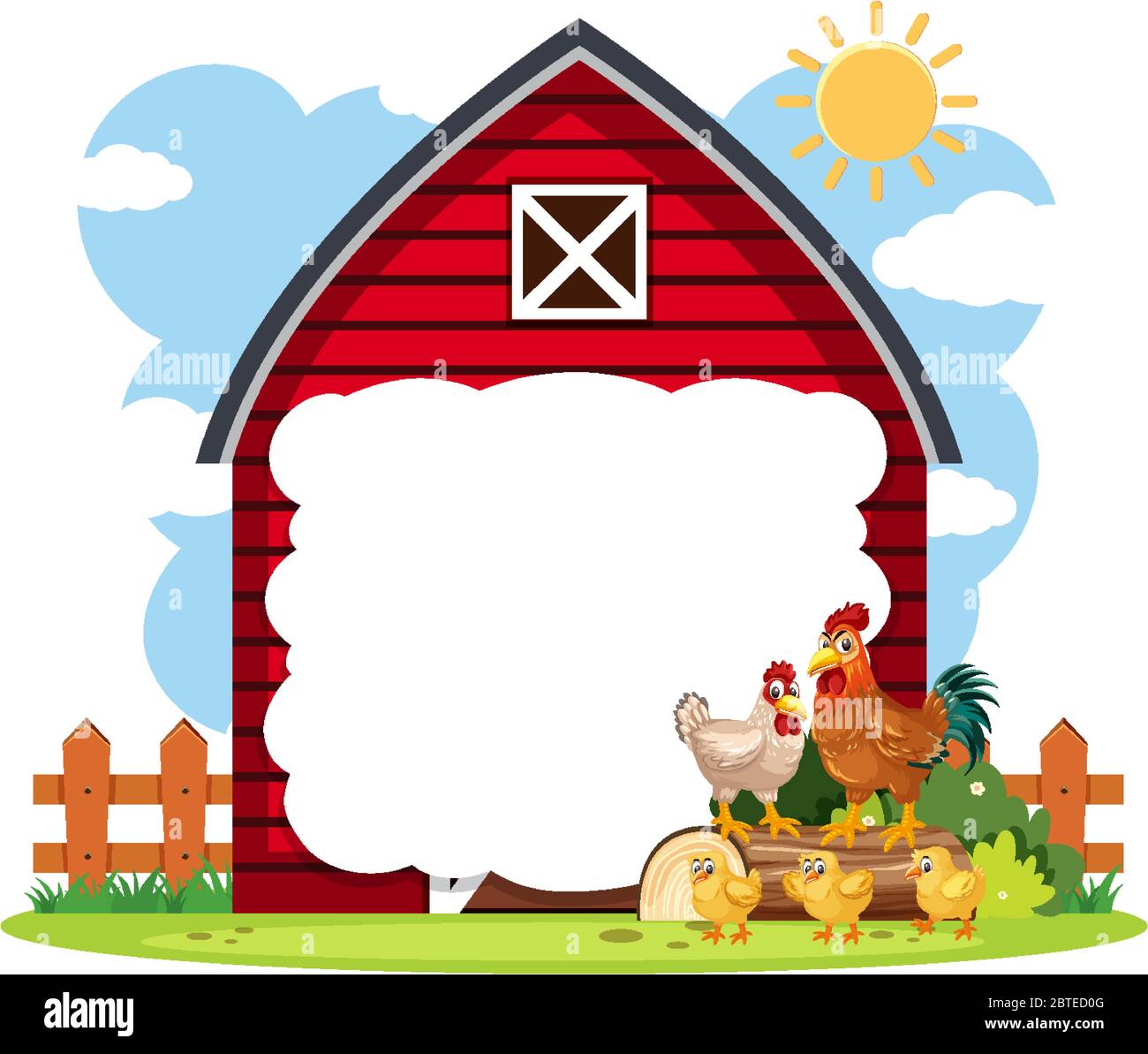 Border frame template with gardening theme background illustration ...