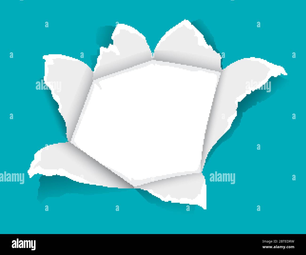 Background template with ripping paper illustration Stock Vector Image ...