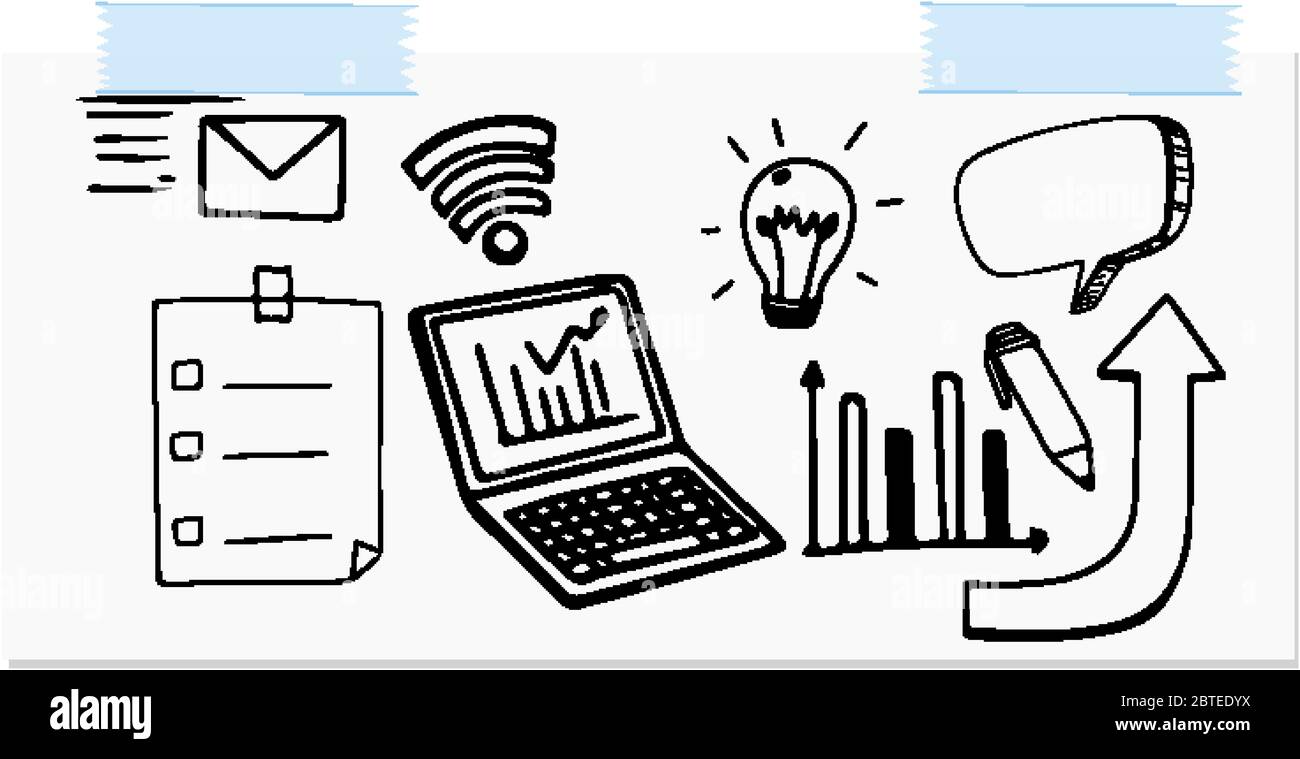 Note with learning symbol illustration Stock Vector Image & Art - Alamy