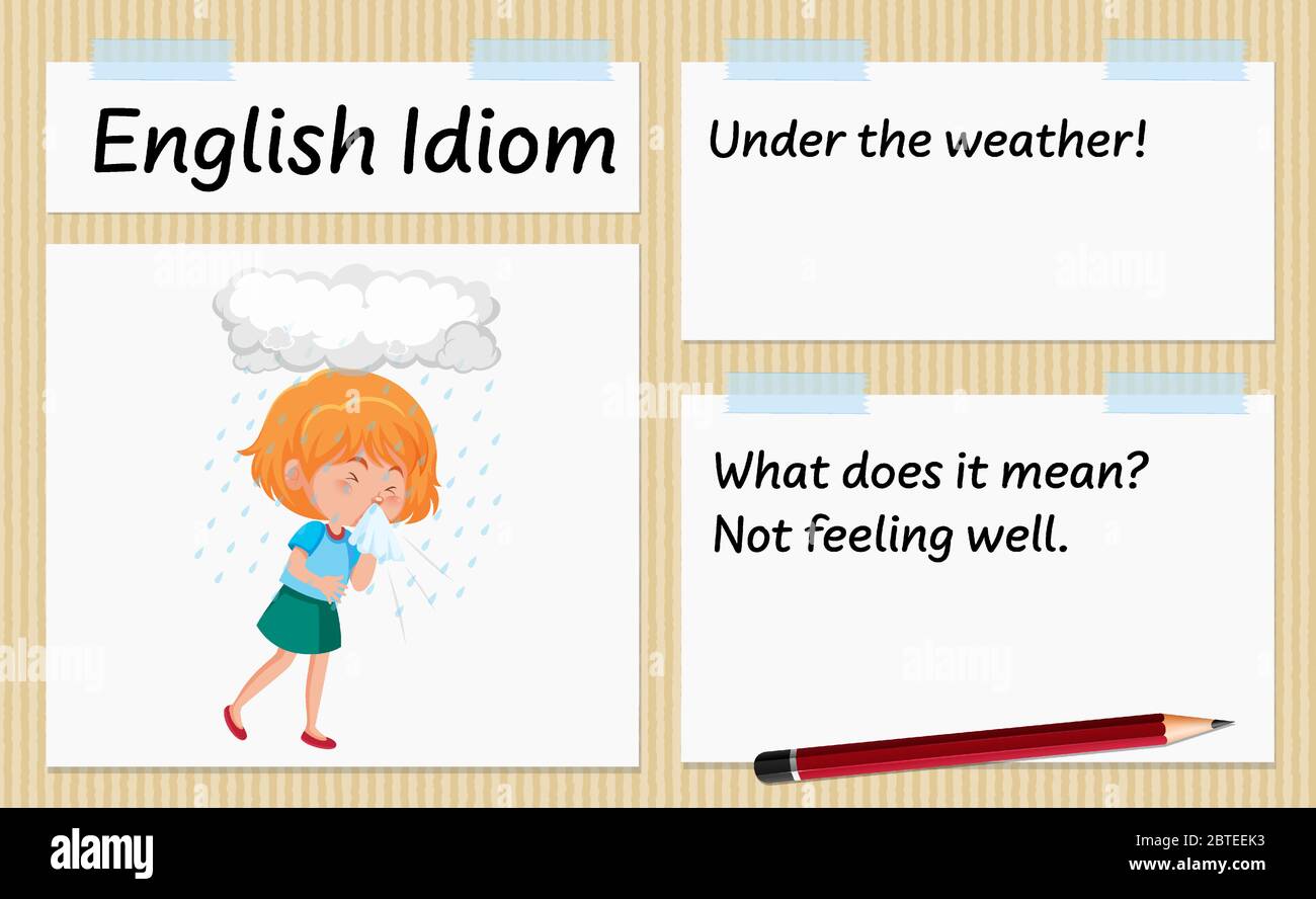 English language idiom Stock Vector Images - Alamy