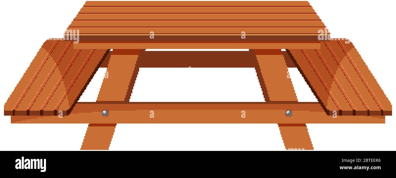 Picnic Table Wood Background