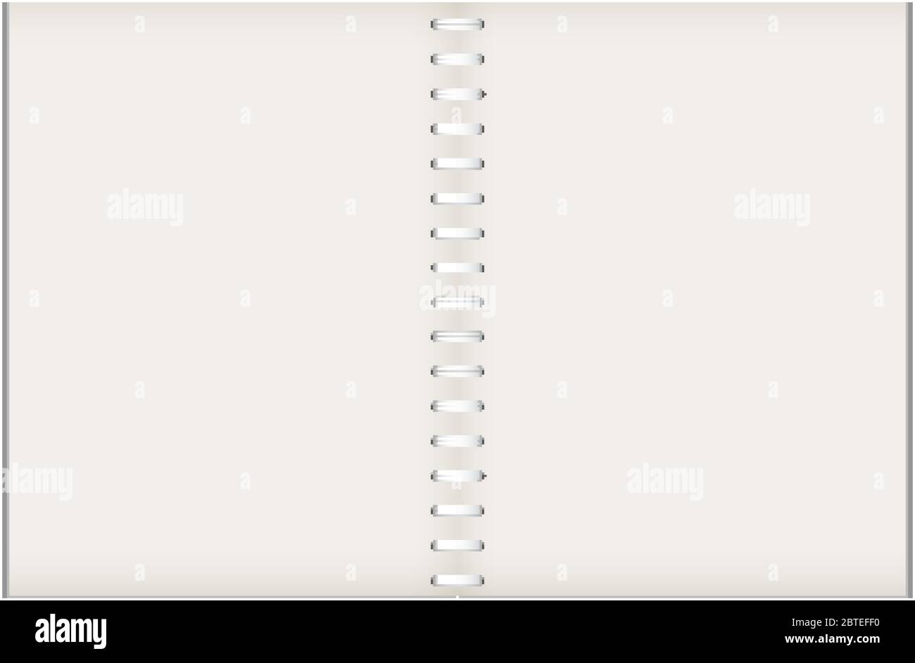 Blank notebook template background illustration Stock Vector Image ...