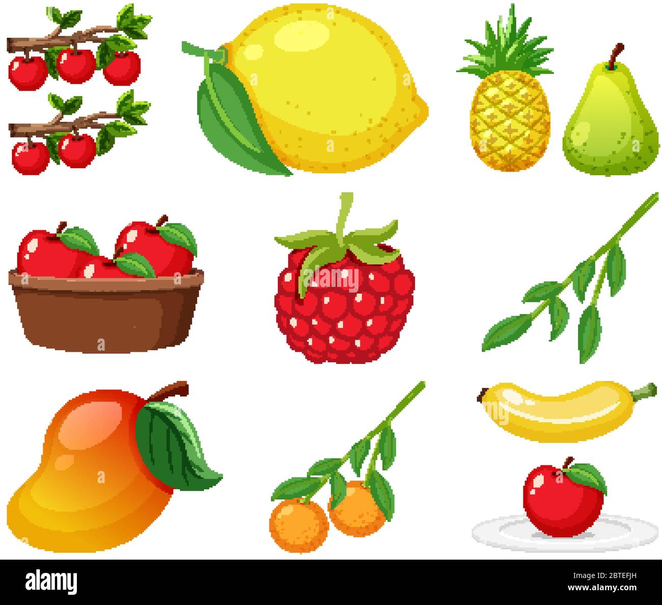 Different Types Of Fruits Images Clipart