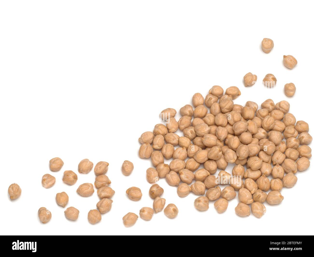 Chickpeas isolated on white background Stock Photo - Alamy