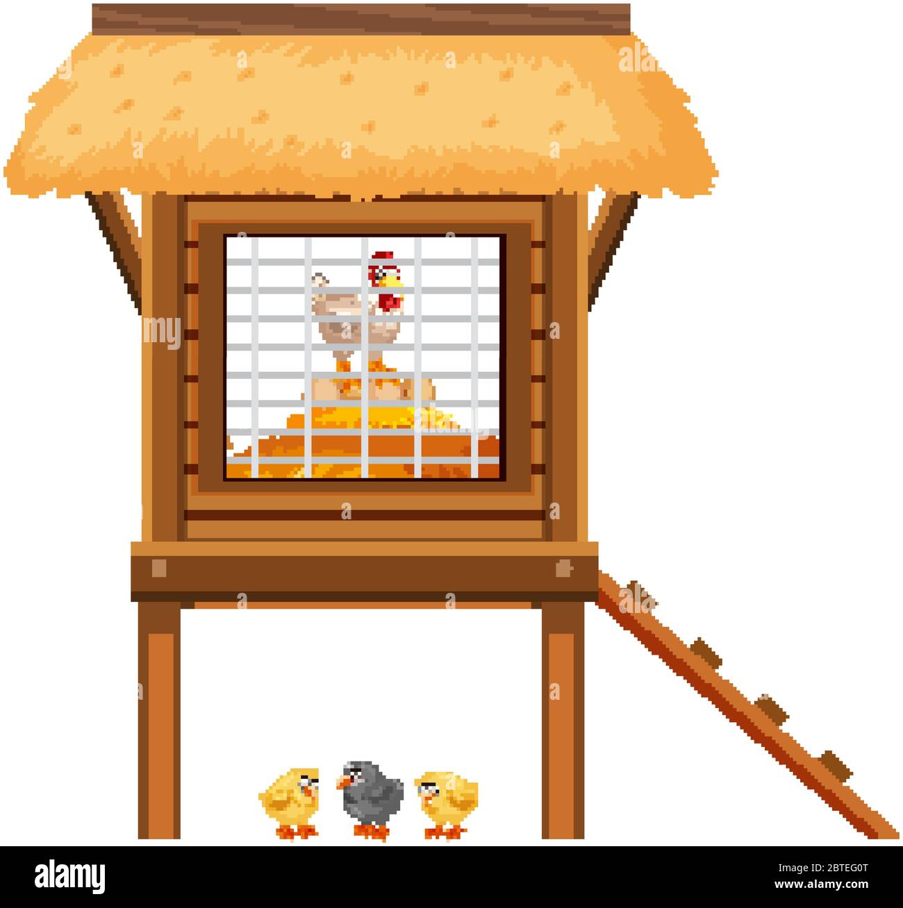 Chicken Coop Clipart