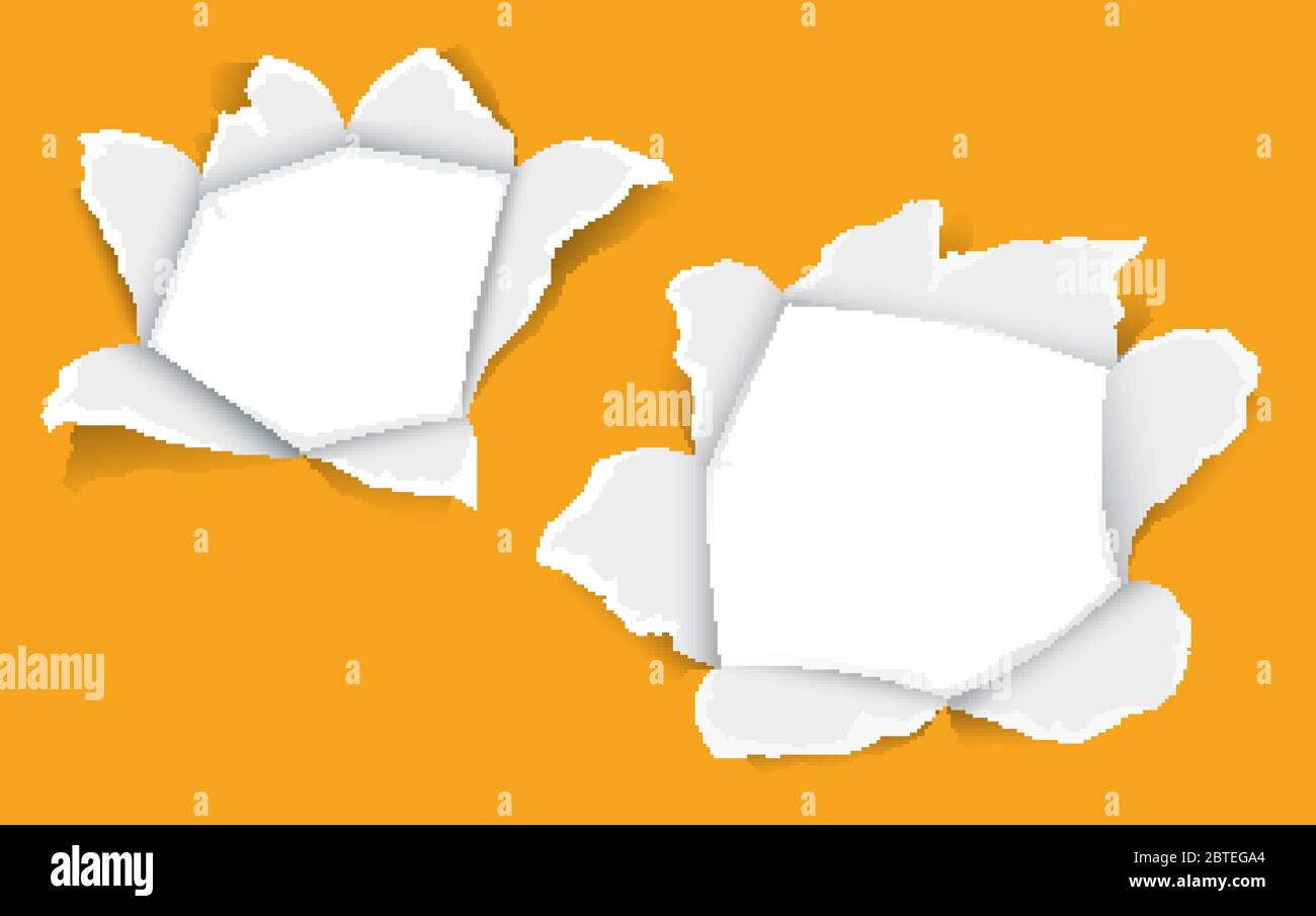 Background template design with ripping paper illustration Stock Vector ...