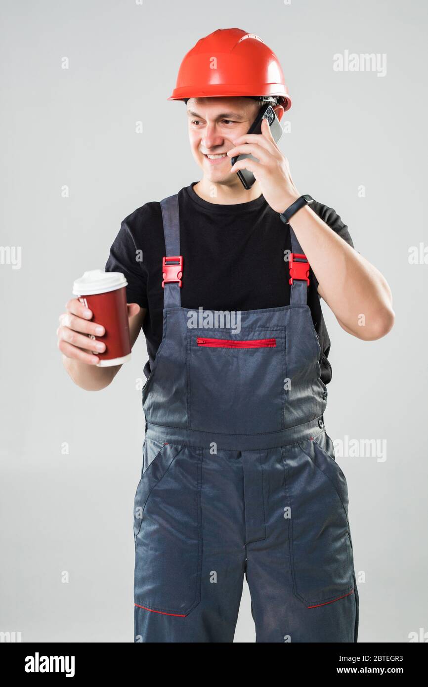 Construction worker tea hi-res stock photography and images - Alamy