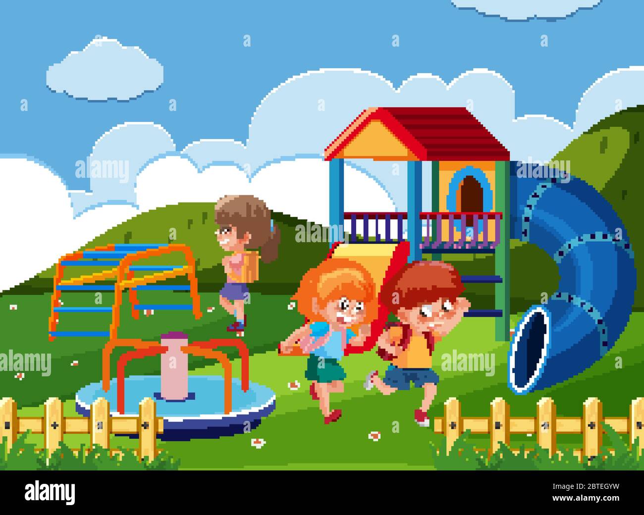 Boyhood outdoors Stock Vector Images - Alamy