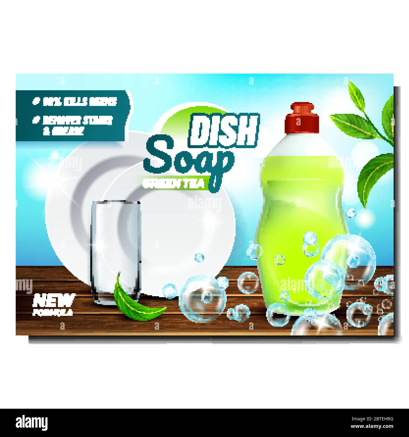 Colorful glass plates Stock Vector Images - Alamy