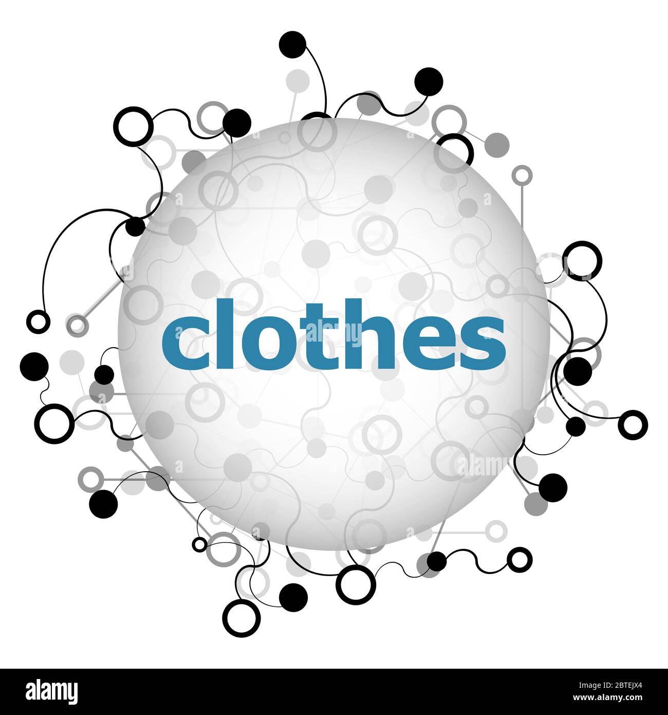 Text Clothes. Business concept . Abstract geometric background with ...
