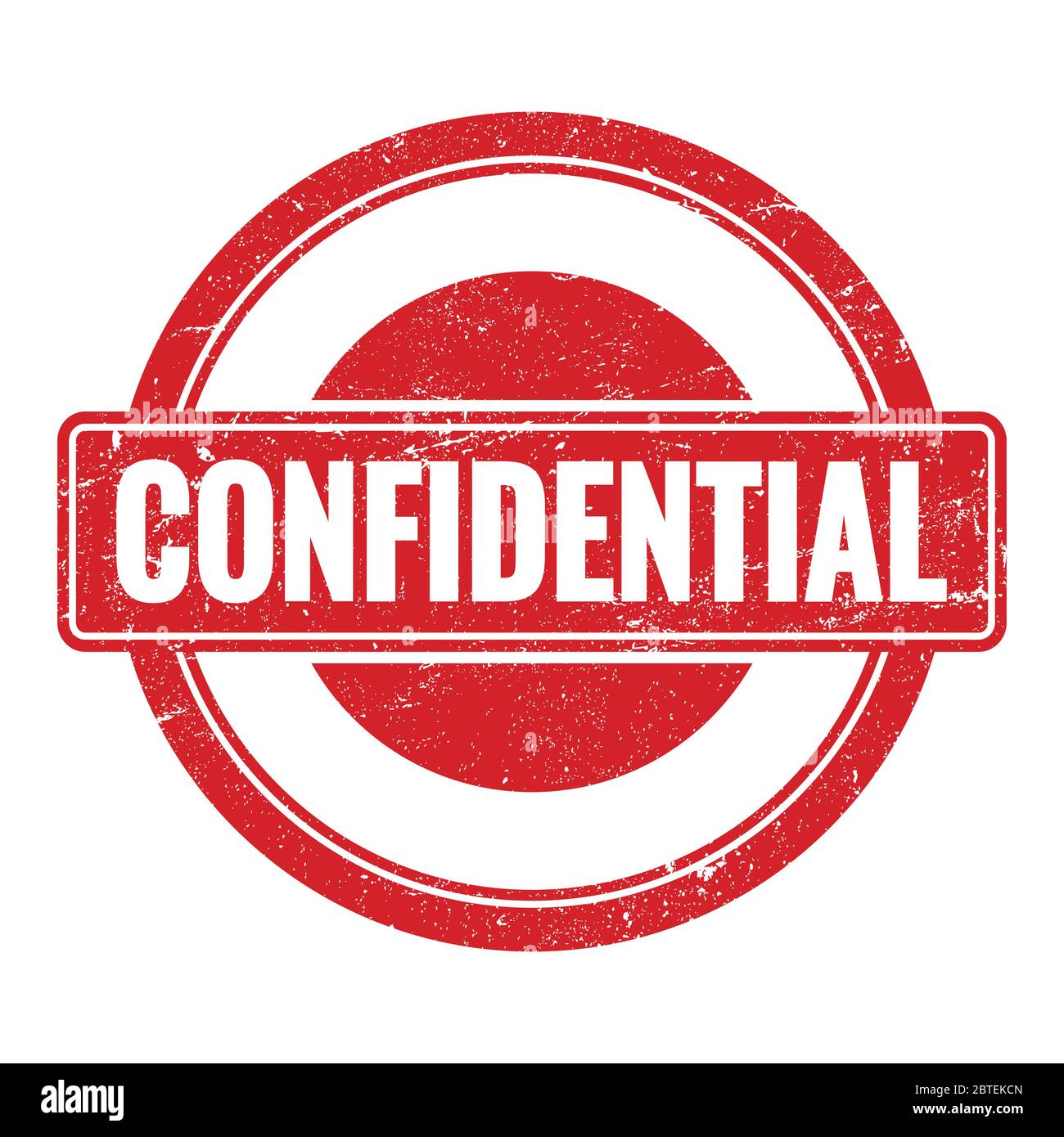 Confidential stamp sign round hi-res stock photography and images - Alamy