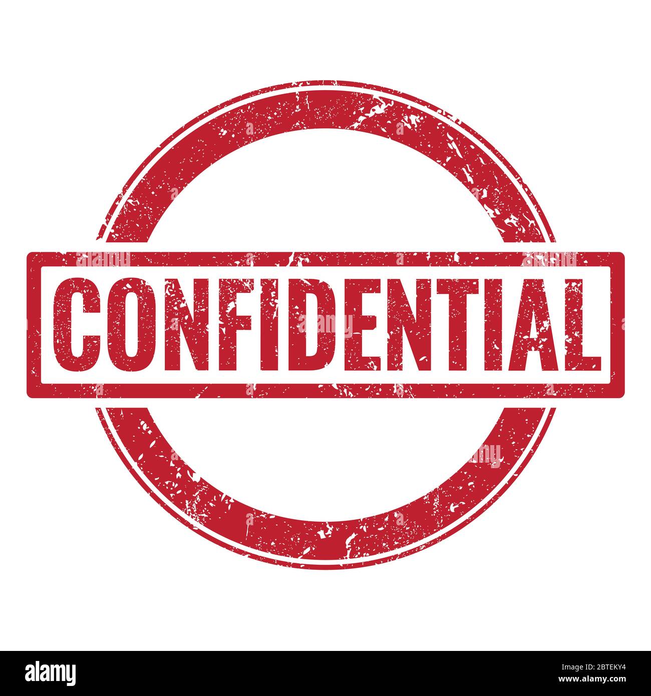 Confidential stamp sign round hi-res stock photography and images - Alamy