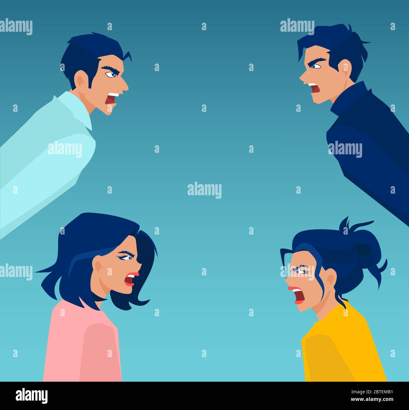 Anger Management Cartoon High Resolution Stock Photography and Images ...