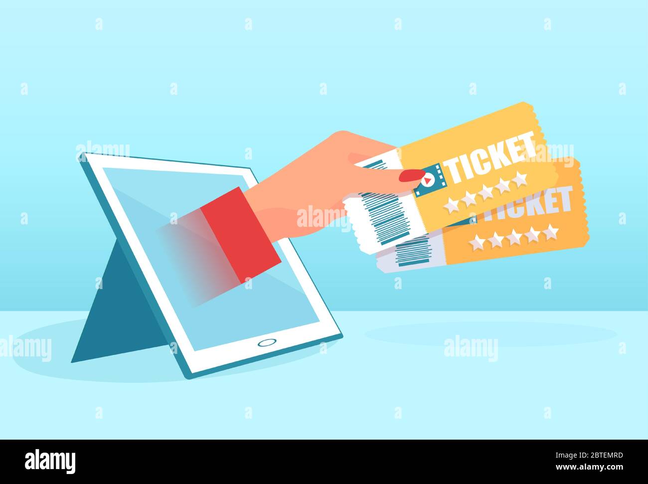 Online movie ticket hi-res stock photography and images - Alamy