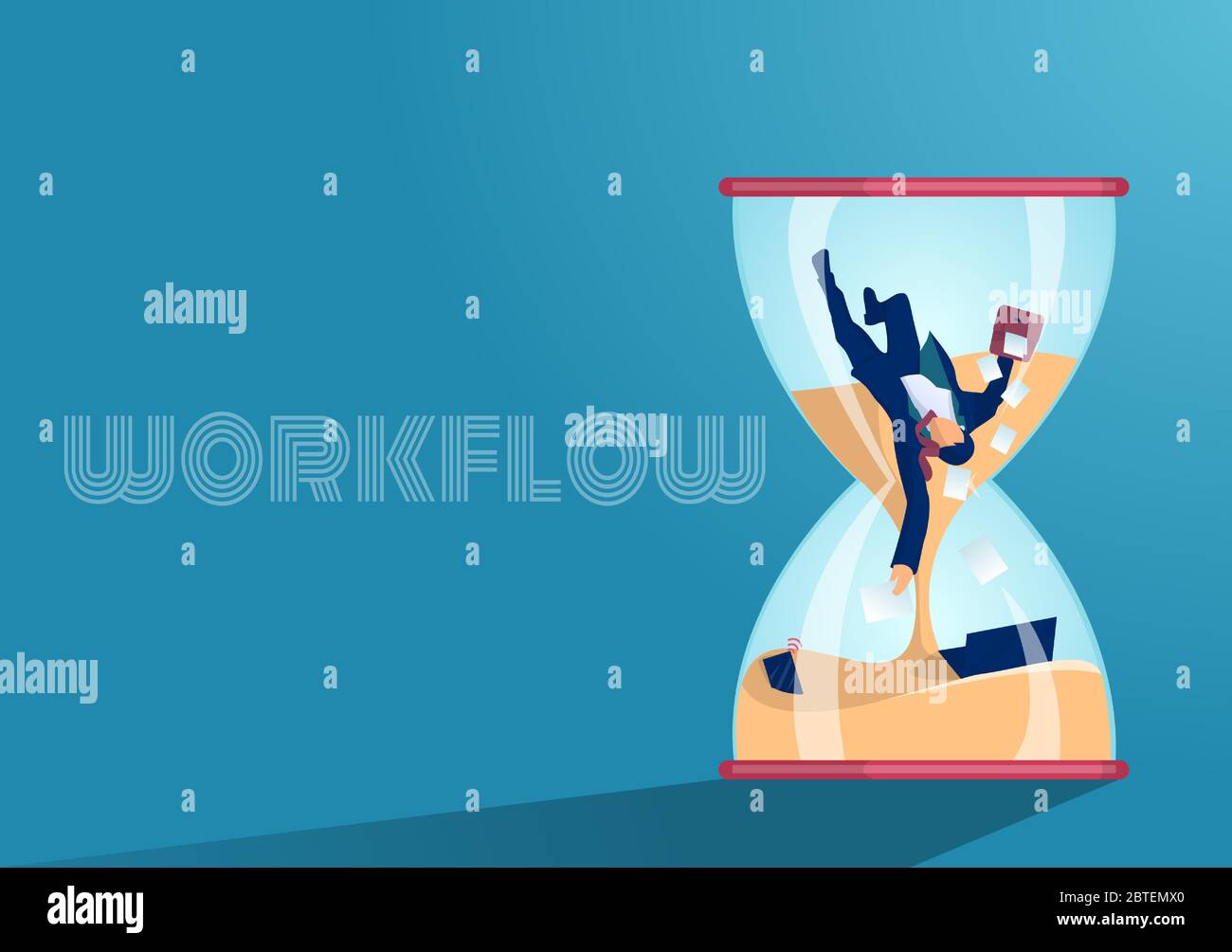 Time management vector vectors hi-res stock photography and images - Alamy