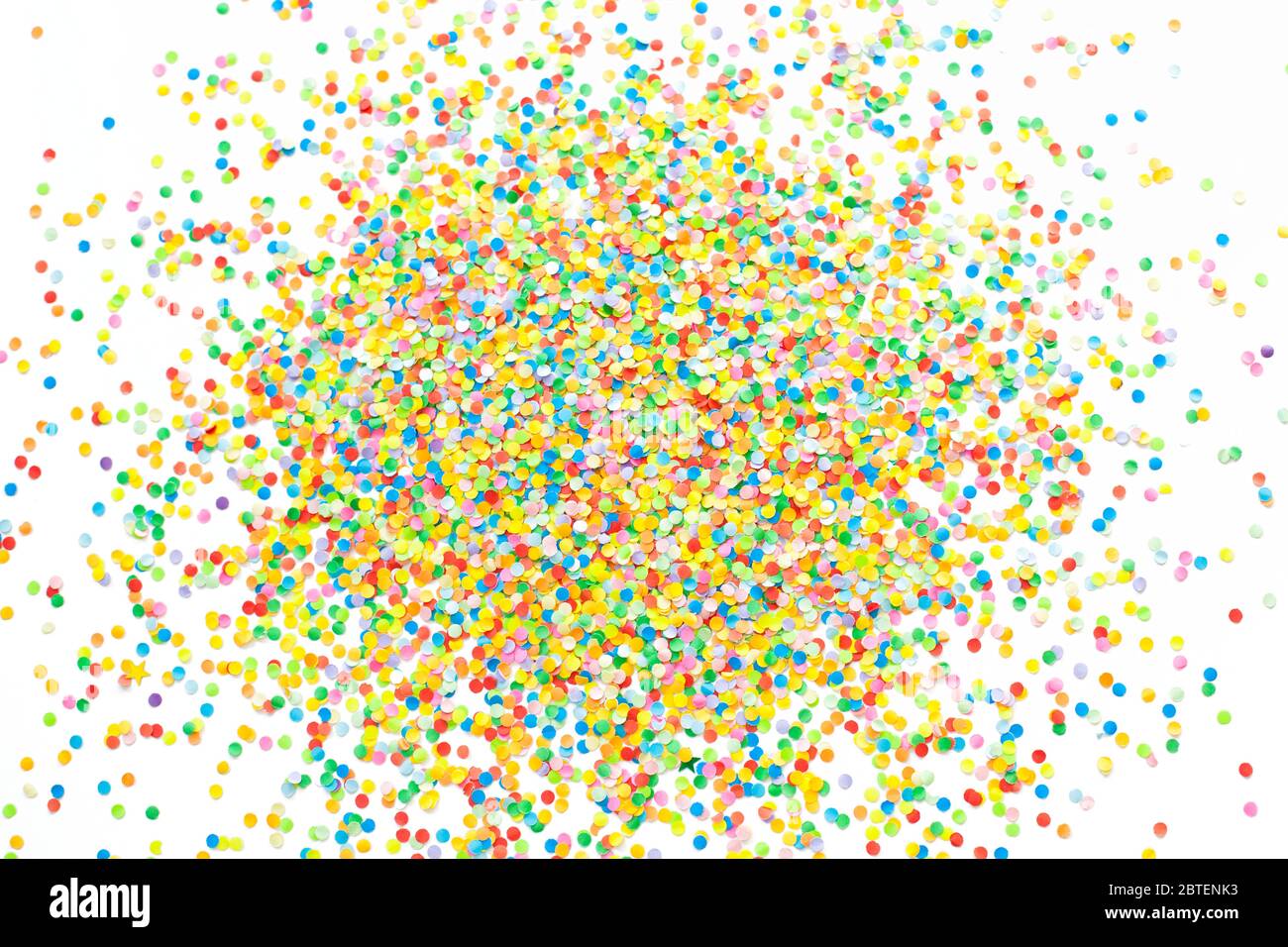 Decor for a party and carnival. View from above Stock Photo - Alamy