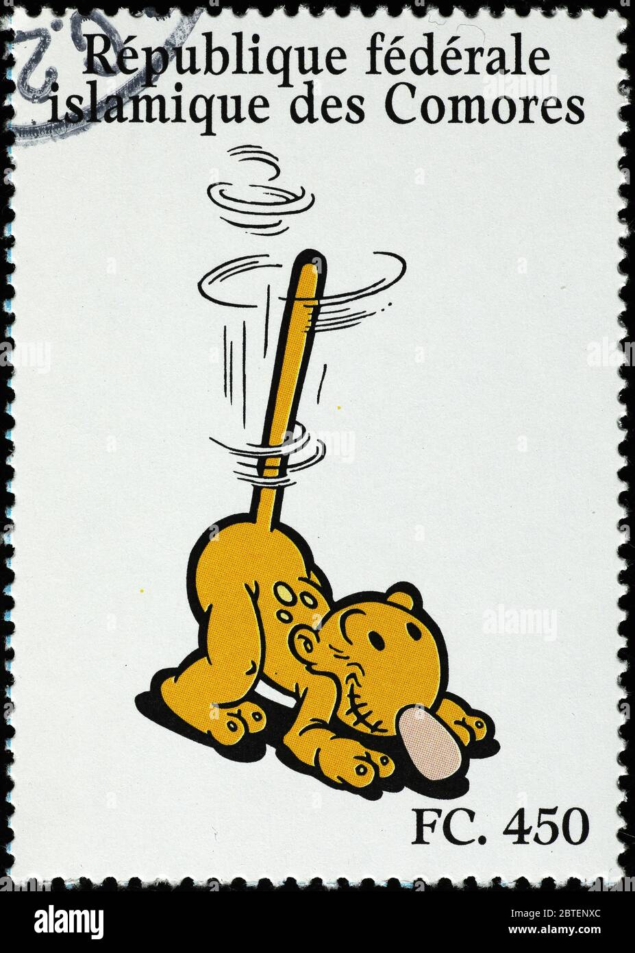 Eugene the Jeep, character of Popeye on postage stamp Stock Photo - Alamy